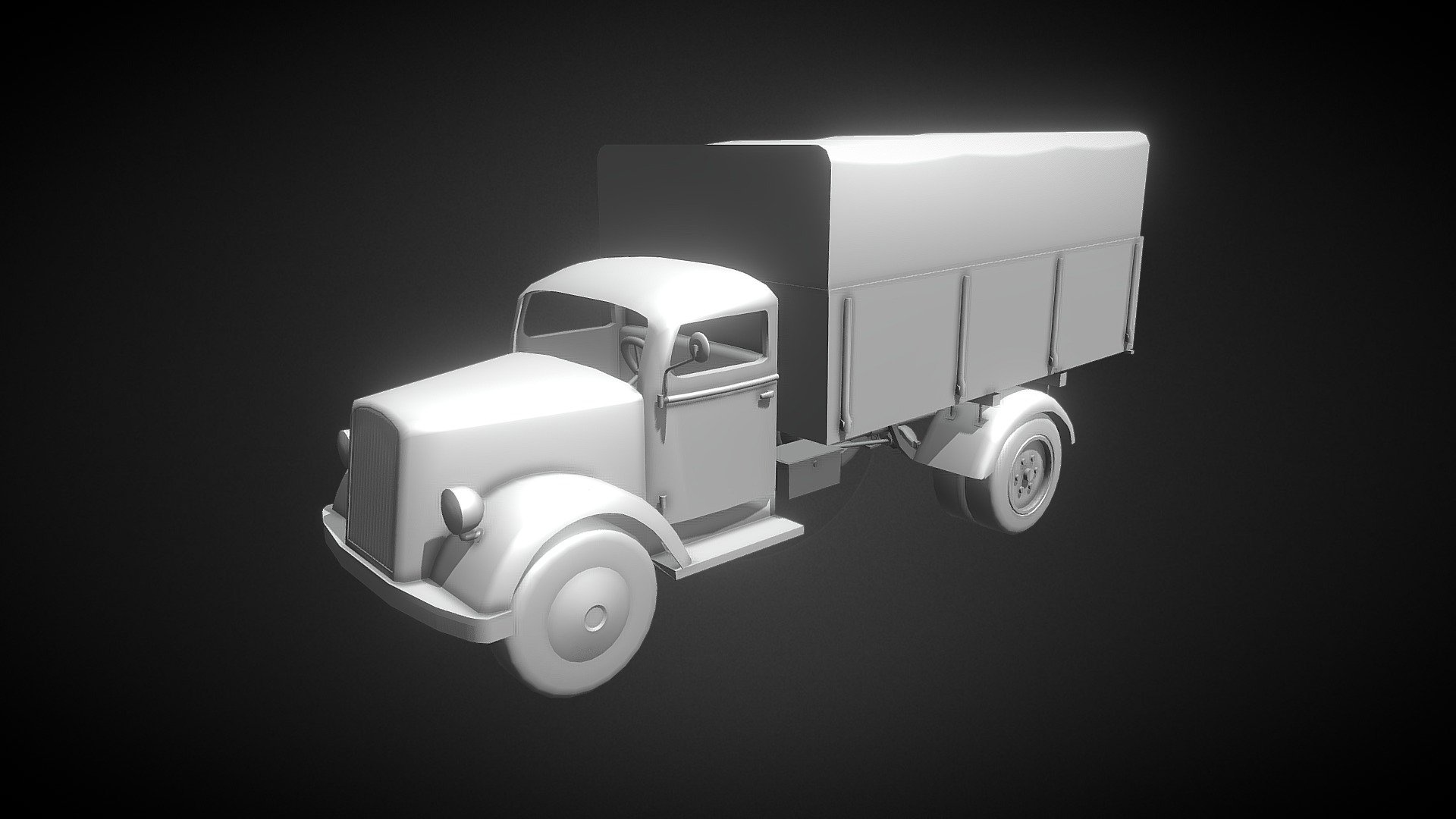 Opel Blitz - 3D model by Drakeling Labs (@drakelinglabs) [e8e1a6a ...