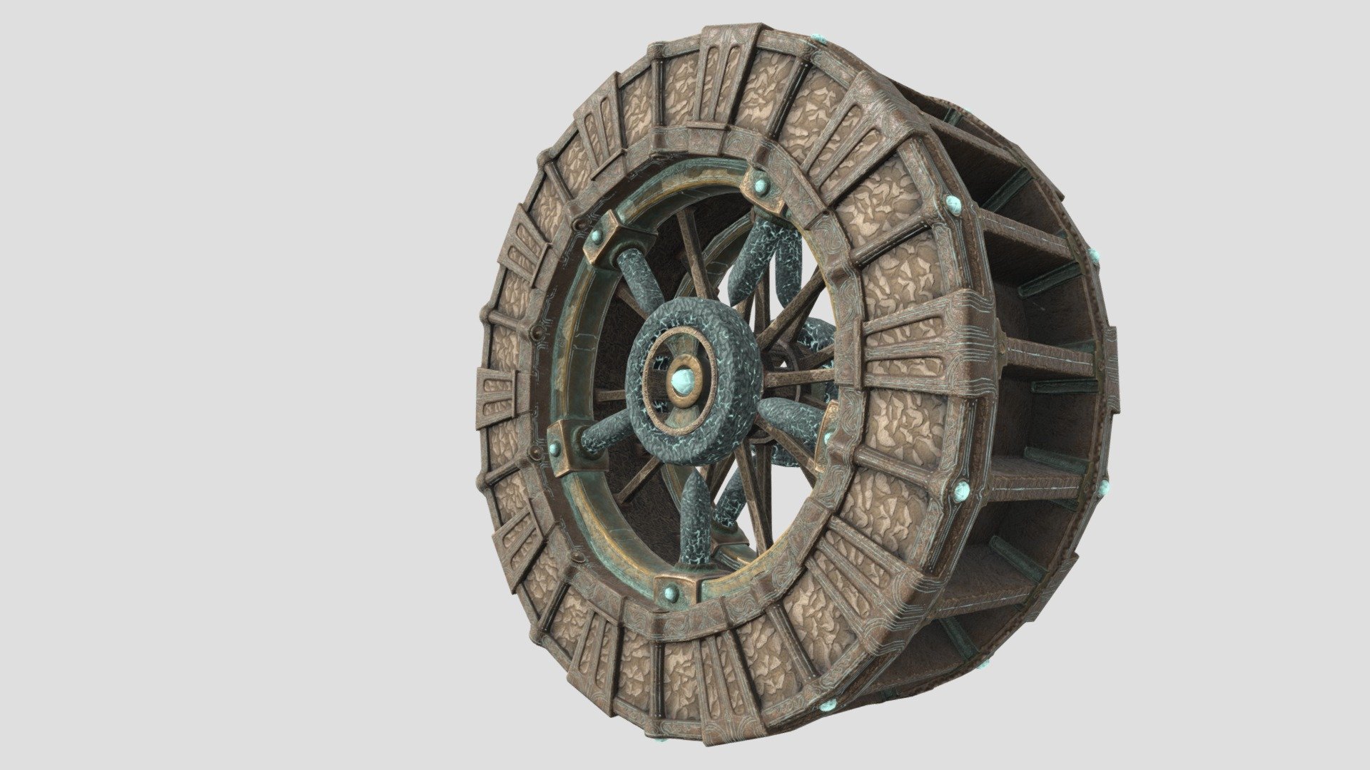 Golemiri Waterwheel - 3D model by Taylor James Smith (@tsmith.3 ...