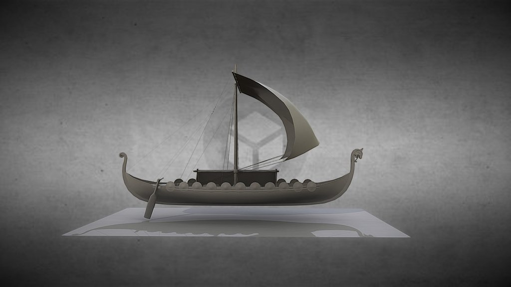 Drakkar - 3D model by Pio Vouilloz (@piovouilloz) [e8e258d] - Sketchfab