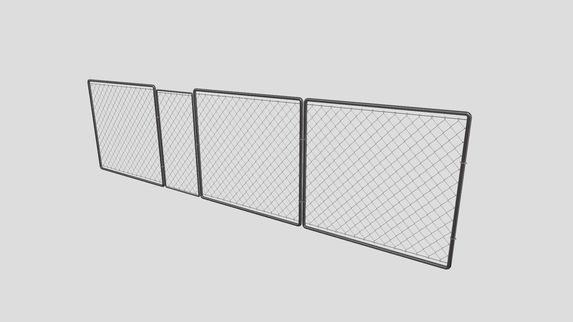 Chain Link Fence - 3D model by PolyPlex (@polypl3x) [e8e3125] - Sketchfab