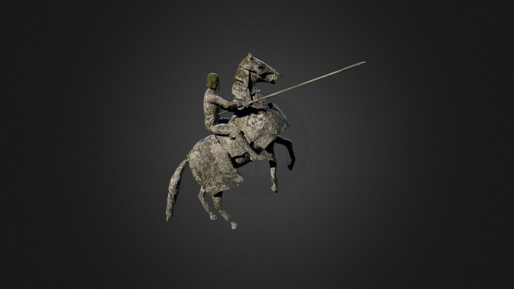 Joust Statue Mockup - 3D model by wolfzonedigital [e8e3462] - Sketchfab