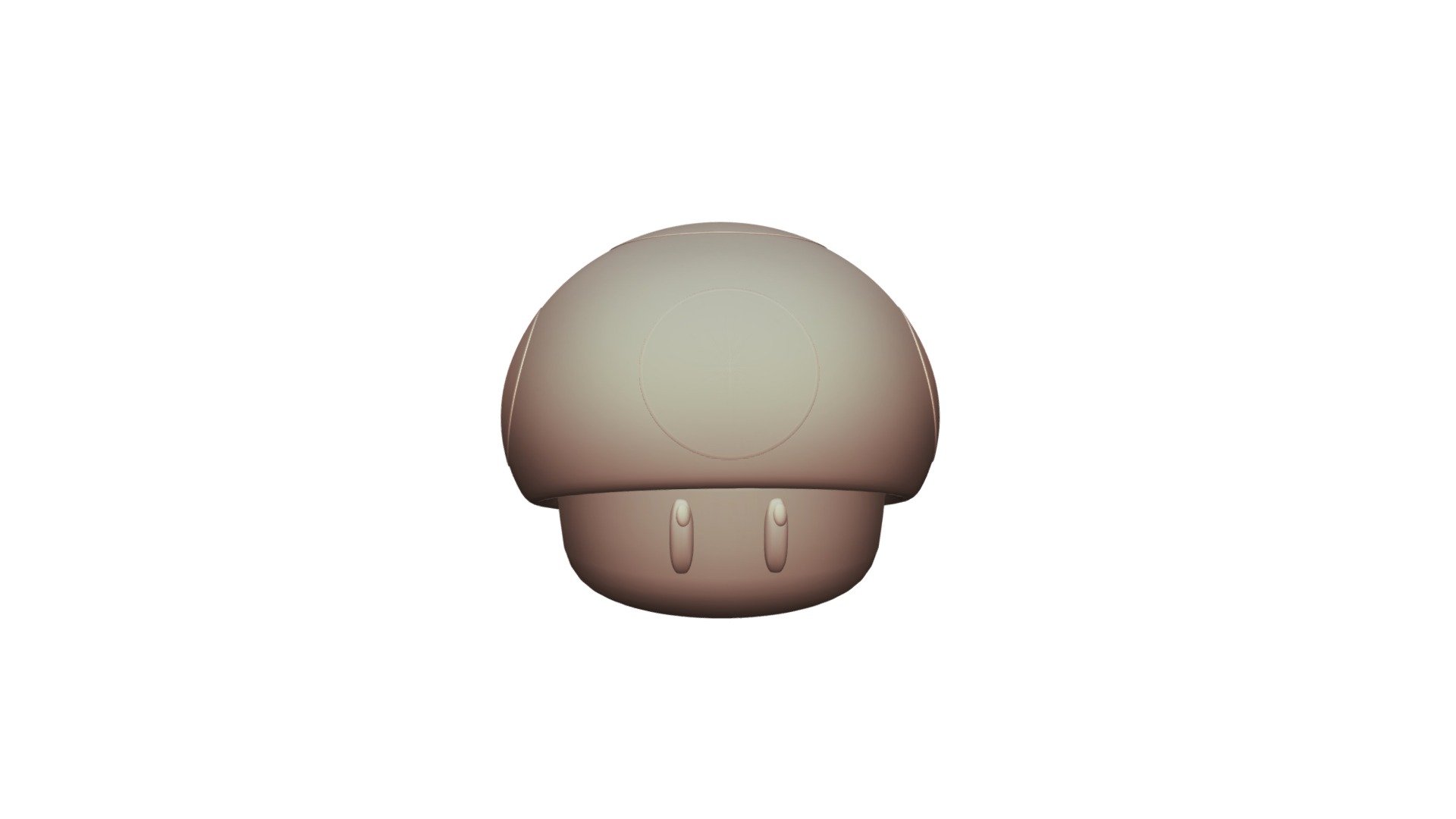 Champiñon - Mario Bros / Mushroom - Mario Bros - 3D model by Cuartas ...