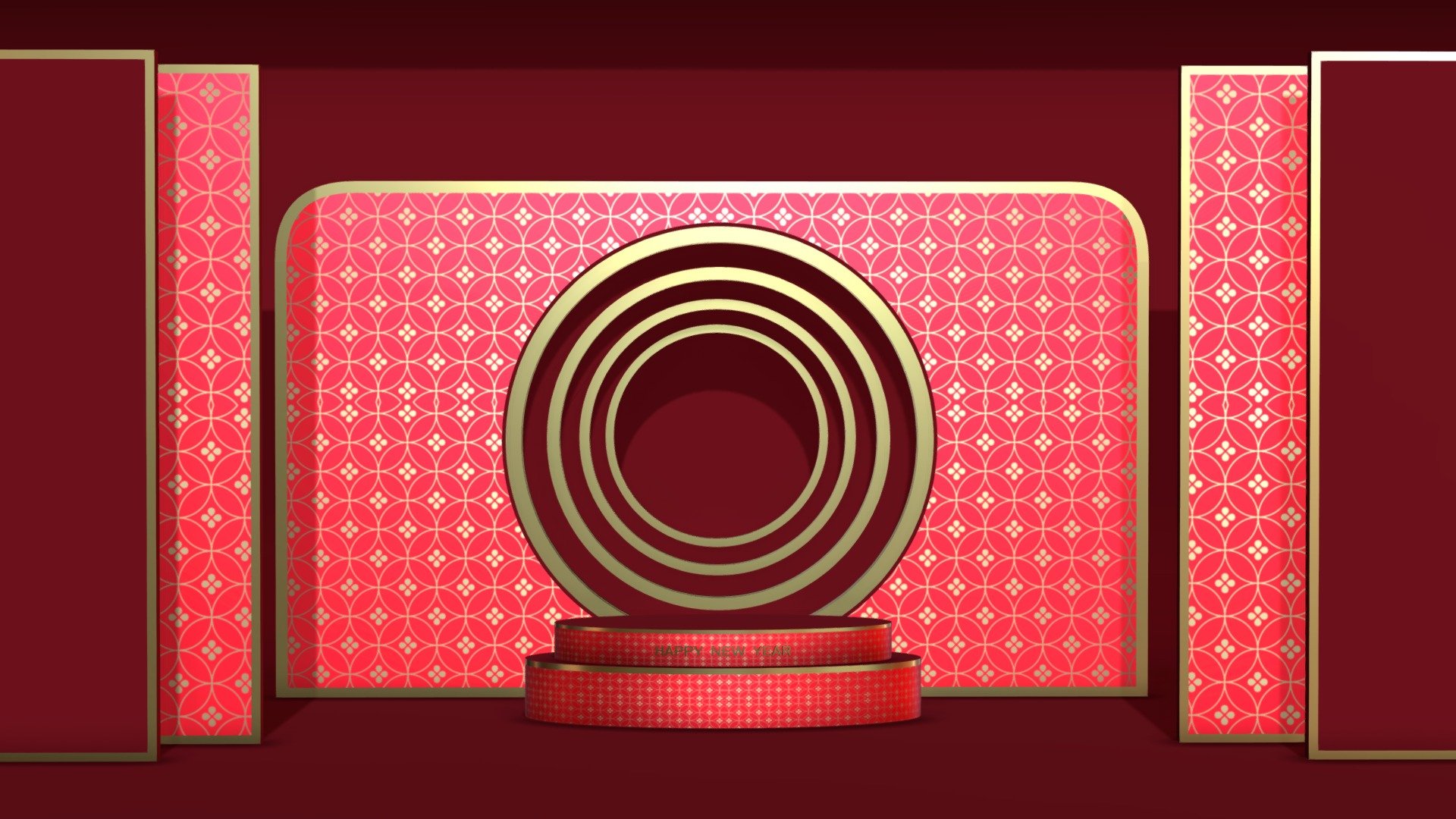PODIUM NEW YEAR - Buy Royalty Free 3D model by DTA DESIGN STUDIO ...