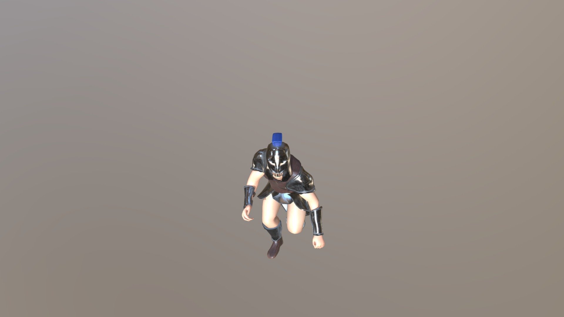 Warrior Sprint Forward - Download Free 3D model by Georg1000 [e8e61b1 ...