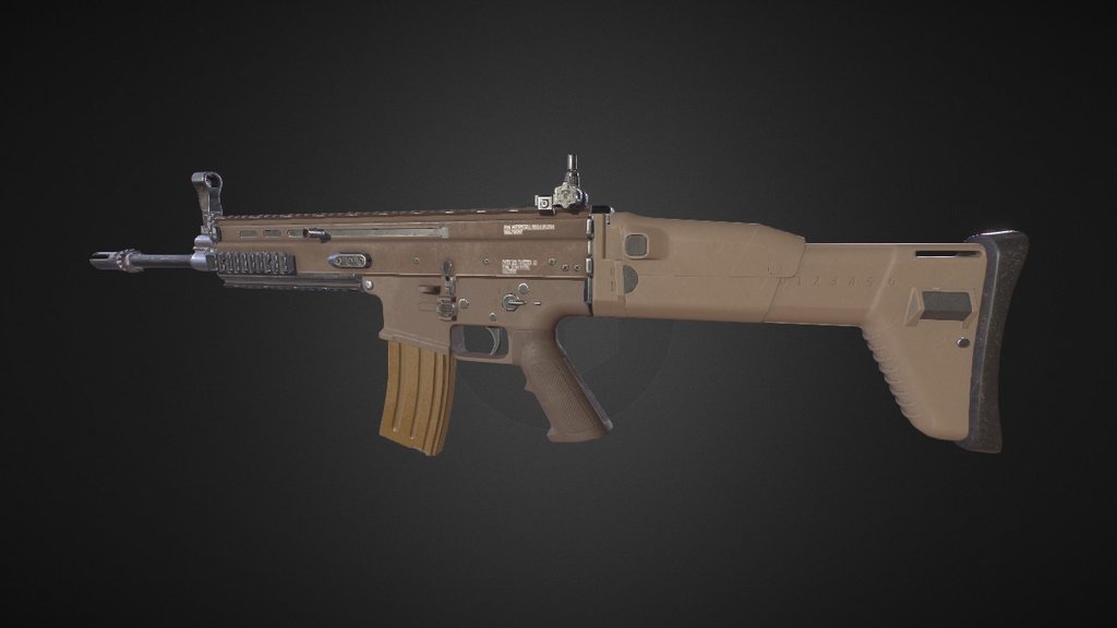 Scar MK16 Std - 3D model by Wenceslas [e8e6eaa] - Sketchfab