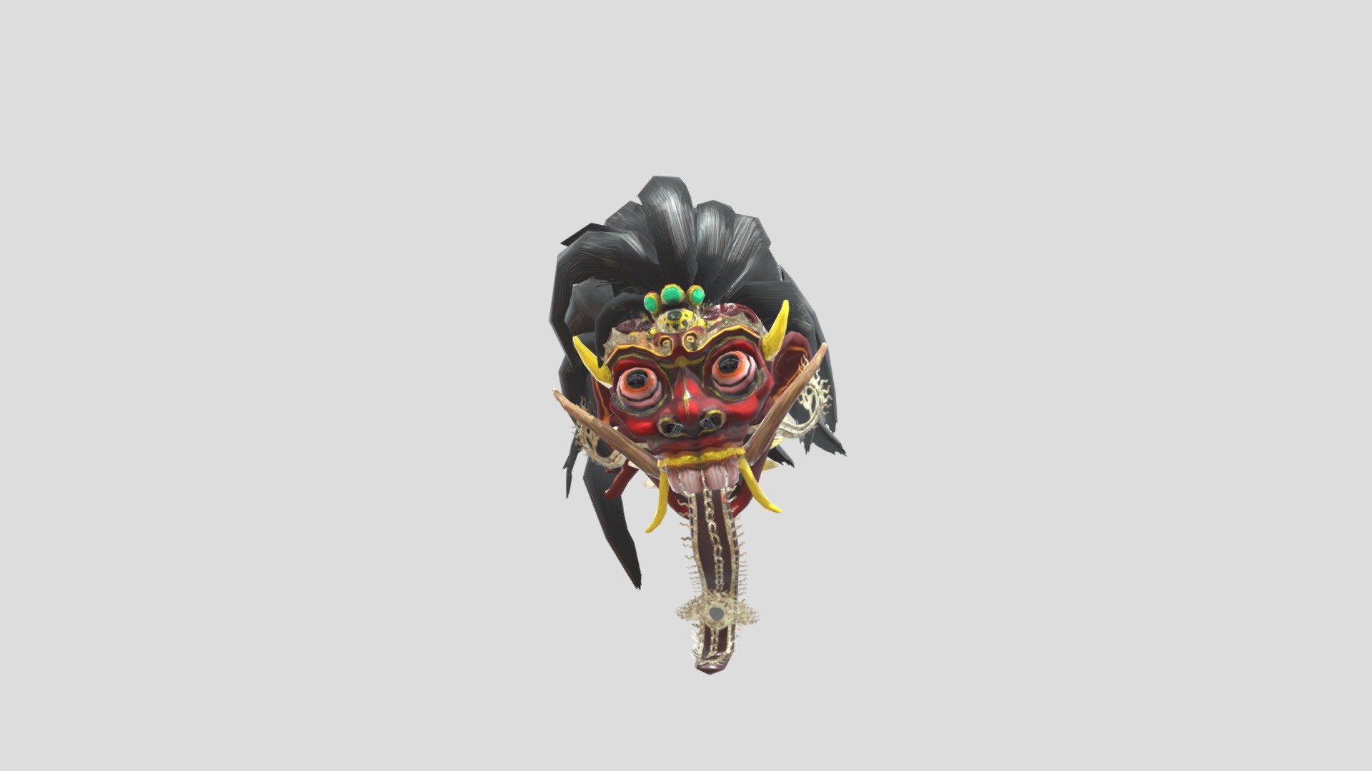 Ratu Leak (Rangda) - 3D model by Lisnawati Suargana (@LisnawatiSuargana ...