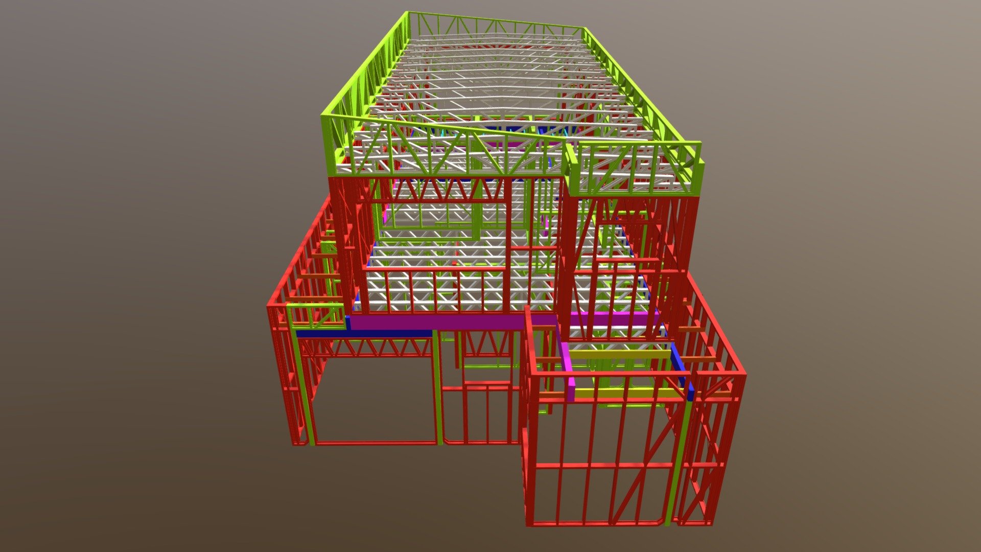 Unit 2 3d Frame walkthrough - 3D model by SmartecBuilding [e8e9af7 ...