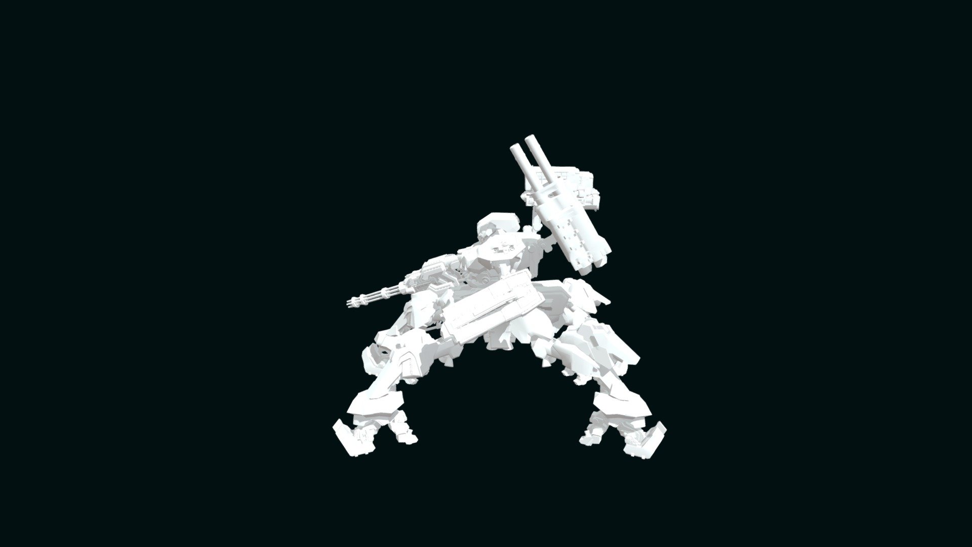 G1 Michigan From Armored Core VI - 3D model by FeetFinder9000 [e8ec6d7 ...
