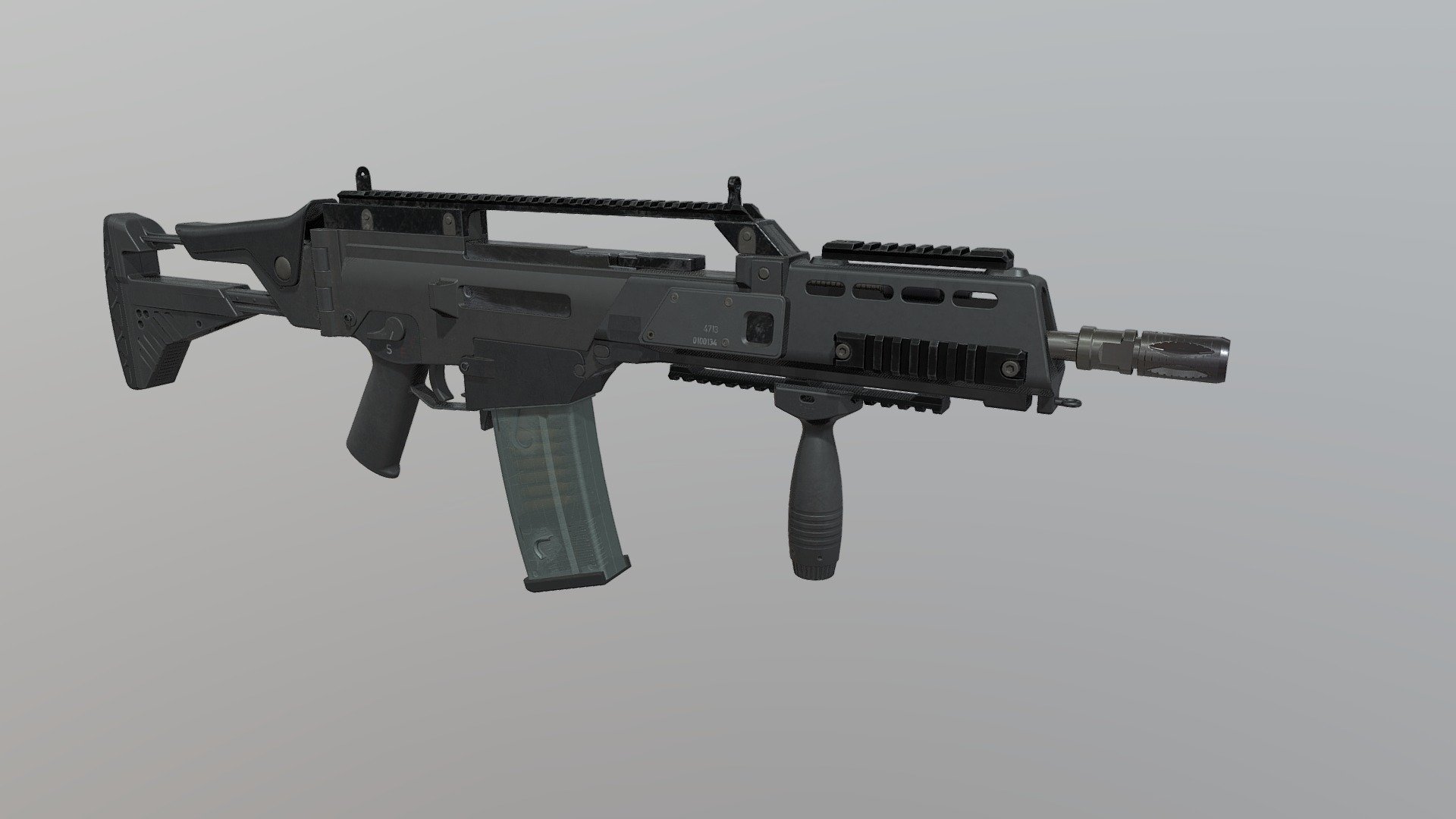 HK G36 KA3 - 3D model by Art0mis [e8ed156] - Sketchfab
