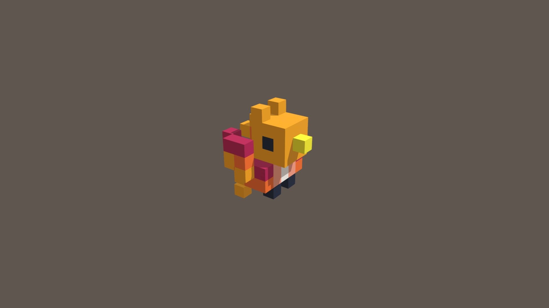 Pixel Dailies - Phoenix - 3D model by Achie72 [e8ed2a3] - Sketchfab