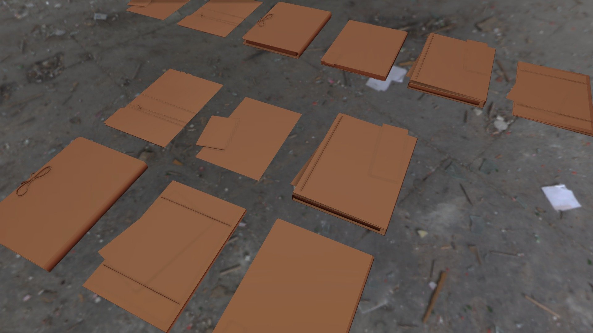 Documents - Download Free 3D model by Lite (@L1kePotato) [e8f0f34 ...