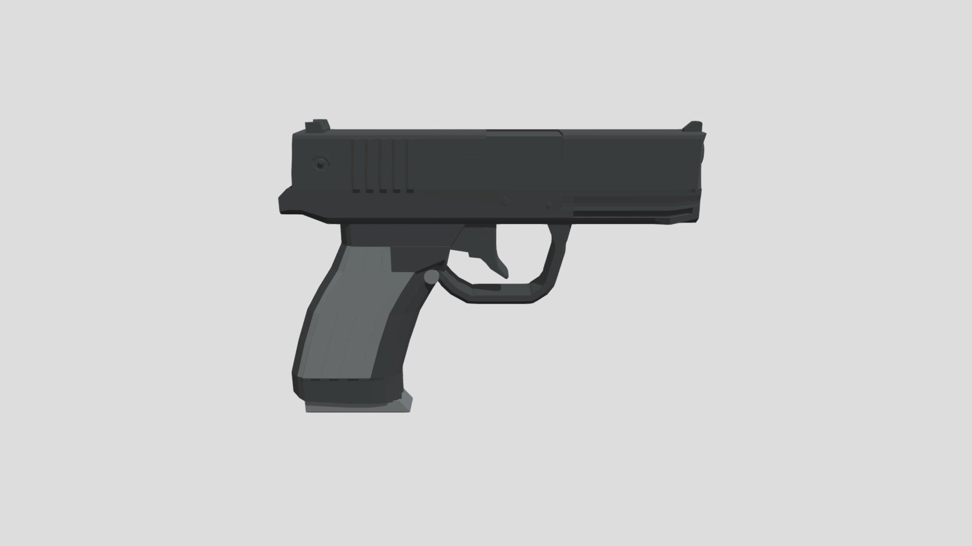 Gun Bersa Model Bp9cc LowPoly - Download Free 3D model by ...