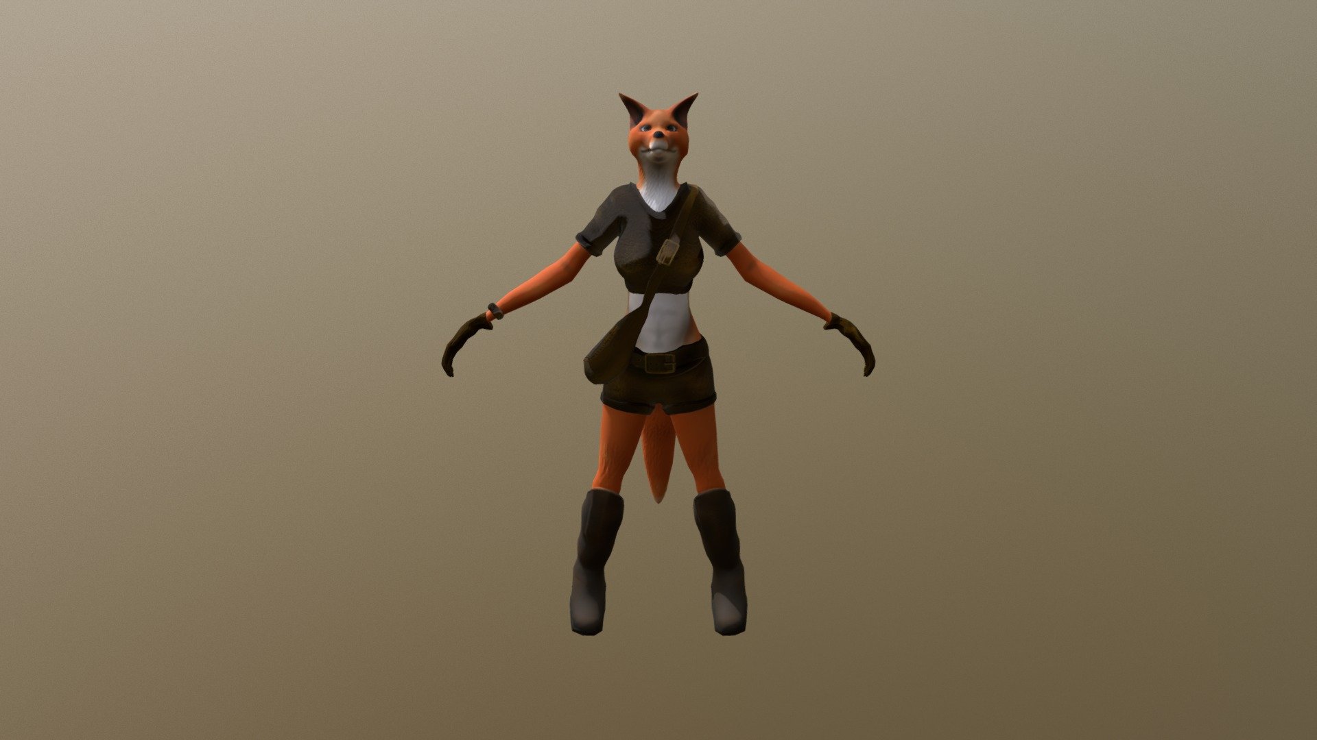 Fox - 3D model by cole (@coleh96) [e8f4f1e] - Sketchfab