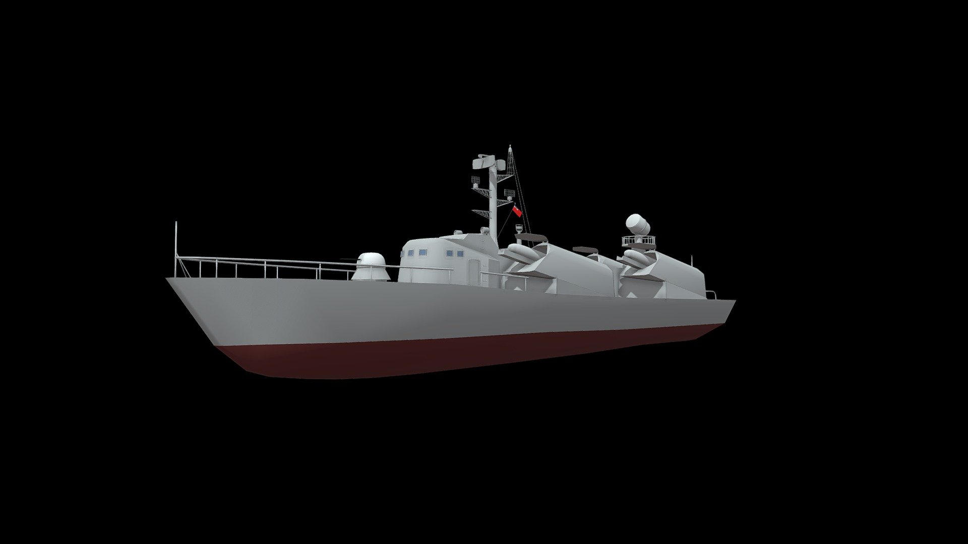 Osa-Class Missile Boat (Yugoslavia) - Download Free 3D model by ...