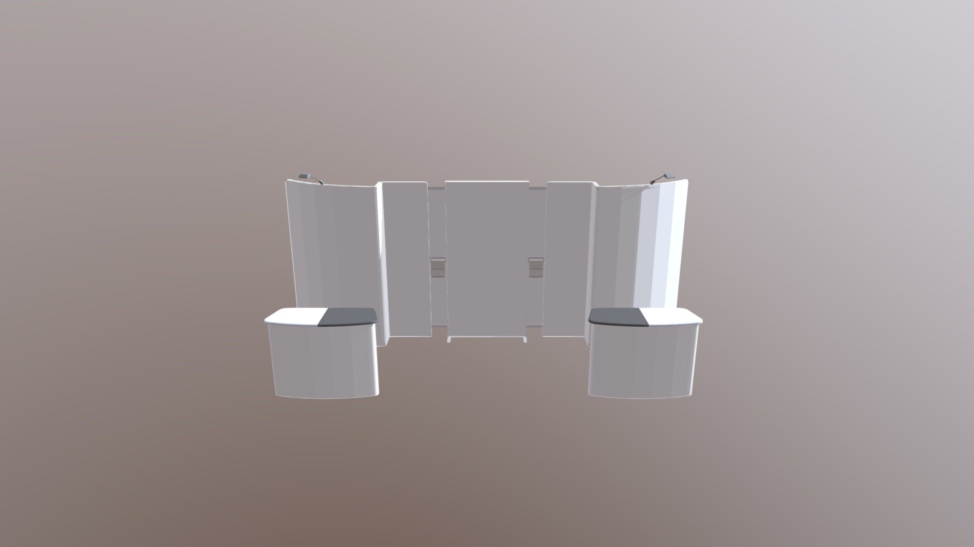 Vector Frame Master 20ft Modular Backwall Kit 19 - 3D model by ...