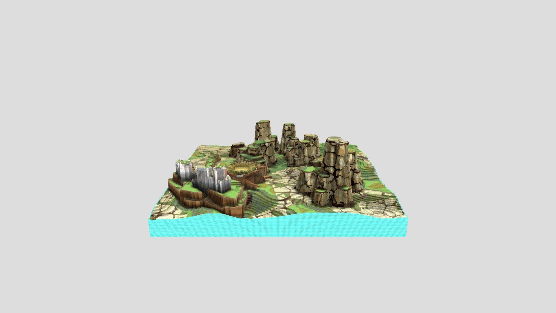 Jurassic Park Map - 3D model by blockking [e8fa992] - Sketchfab
