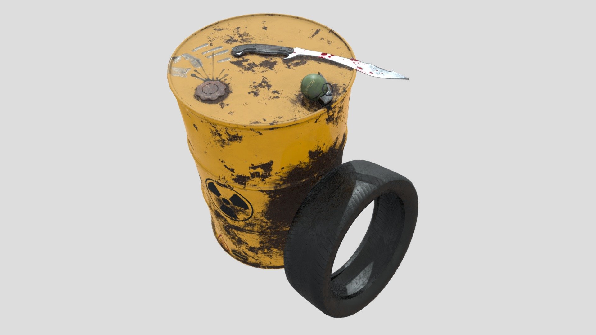 Nuclear fallout - 3D model by mihailsibiceanu [e8fbcdc] - Sketchfab