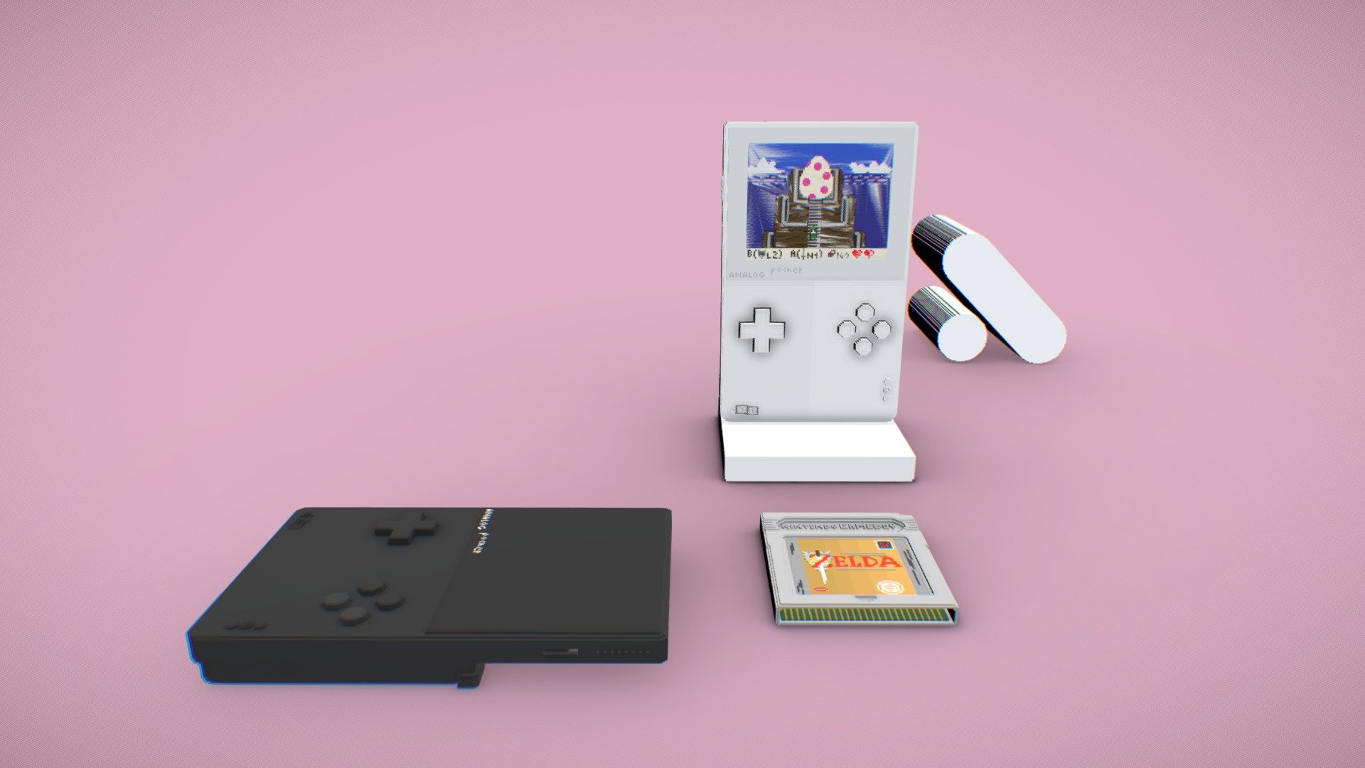 Analogue Pocket - 3D model by Quentin Vespero (@quentinvespero ...