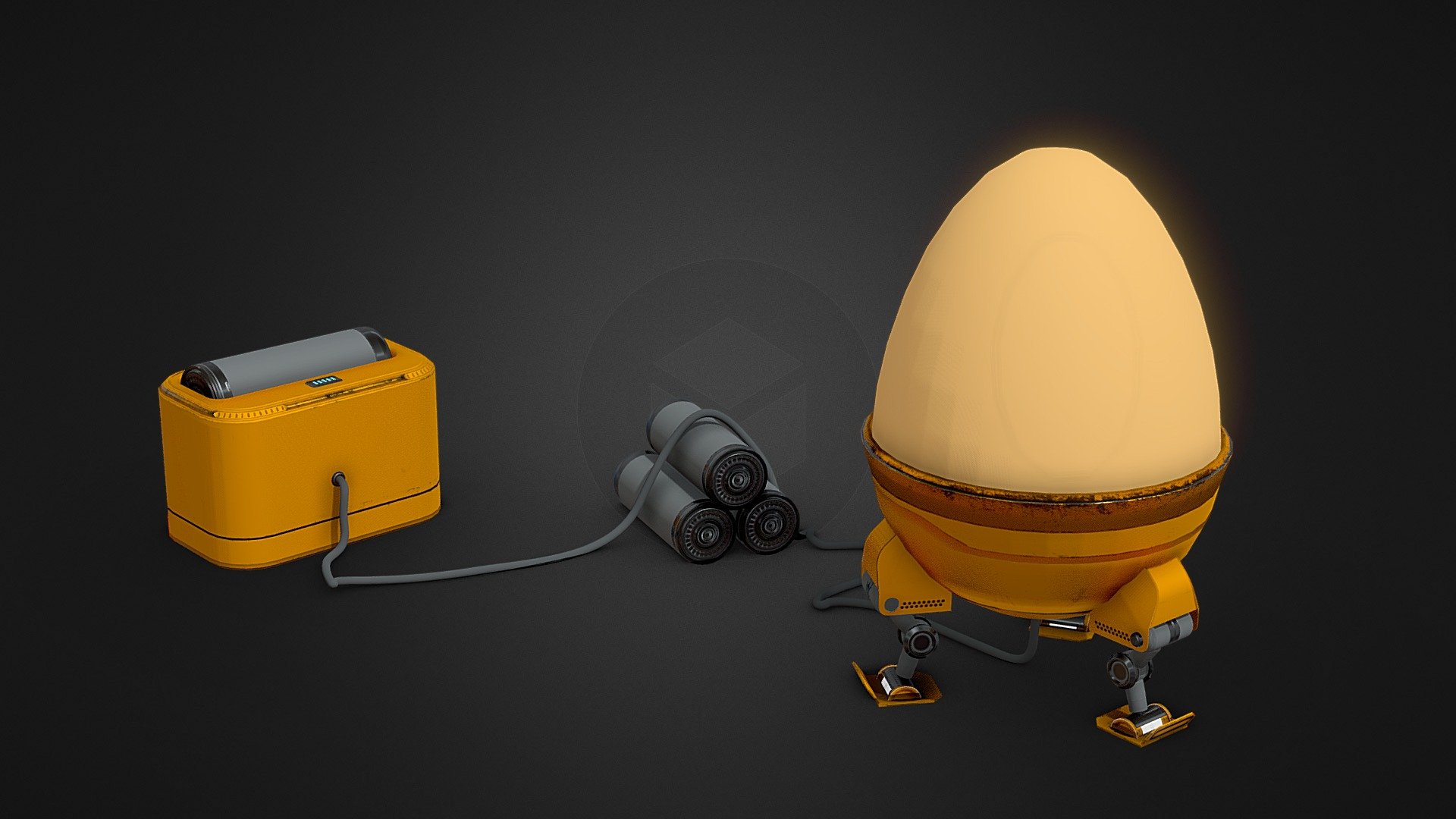 Battery driven Egg Lifter | Trimsheet - 3D model by aarree [e8fedaa ...