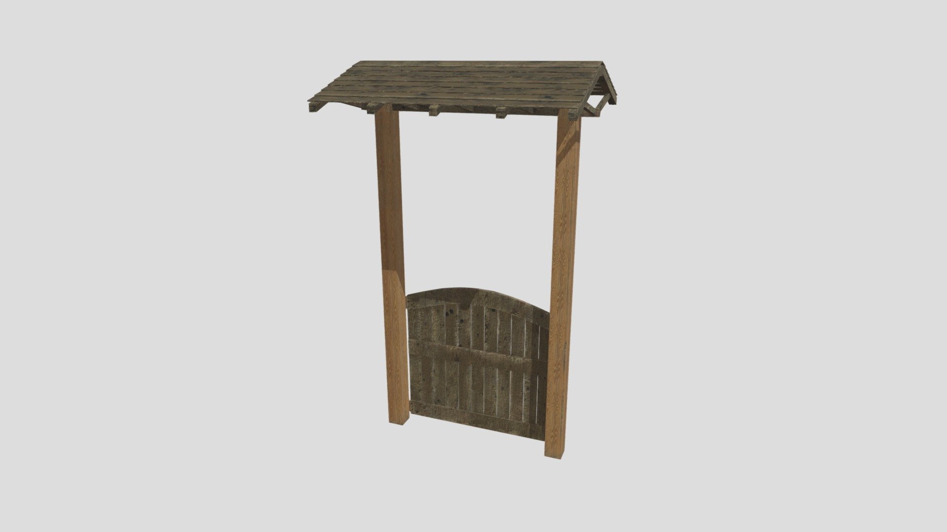Garden Gate - 3D model by BRUEN [e8ff7b9] - Sketchfab