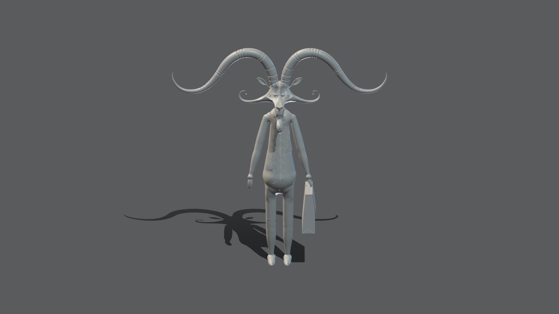 Mr.Goat - 3D model by sasukepav [e900b43] - Sketchfab