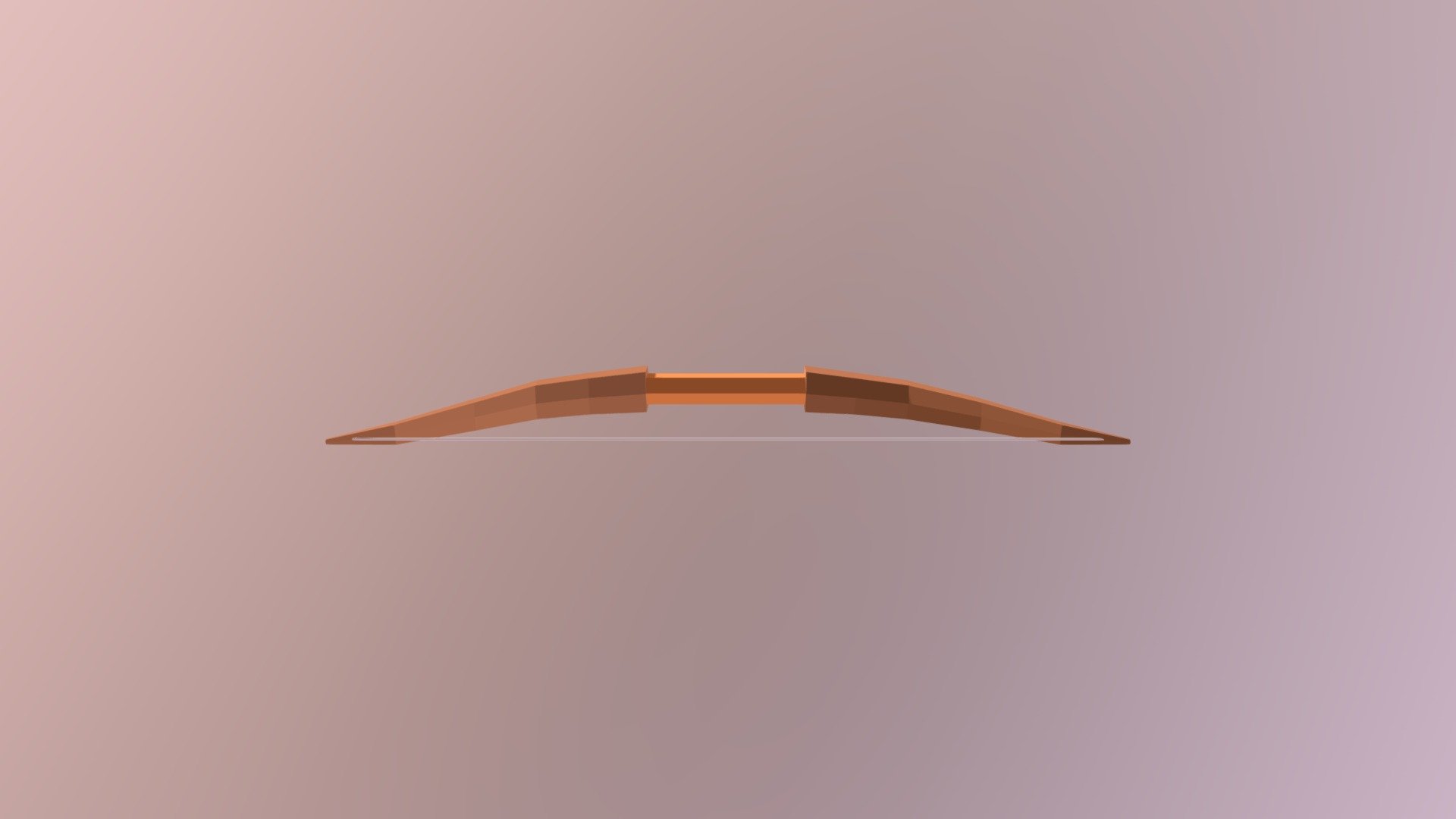 Low Poly Wooden Bow - 3D model by brixntx [e901d98] - Sketchfab