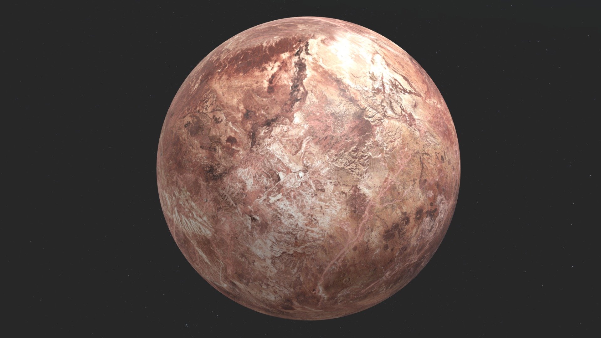 Dwarf Planet Makemake Buy Royalty Free 3D Model By Philip Storm