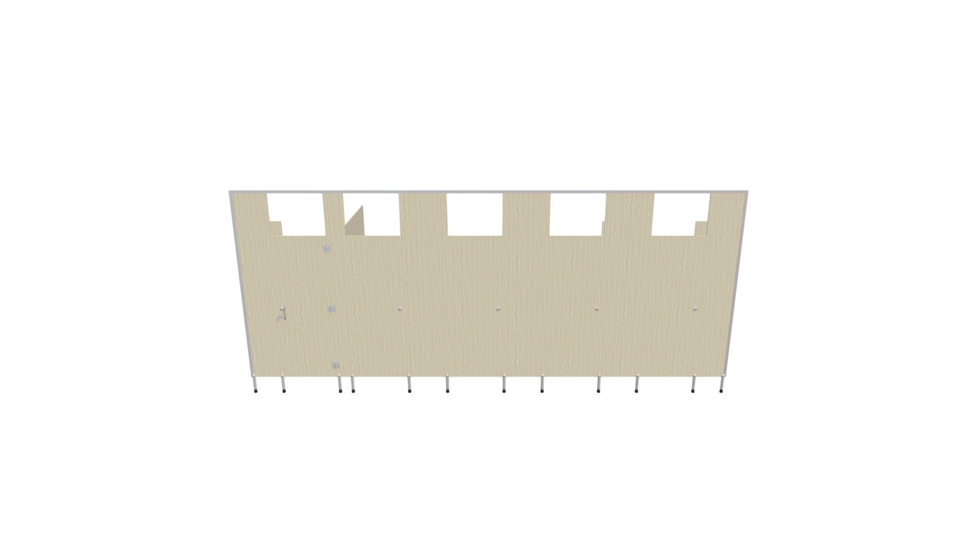 TPI Shower - Pedestal Mounted - 3D model by bimstore (@Revitspace) [e90313a] - Sketchfab