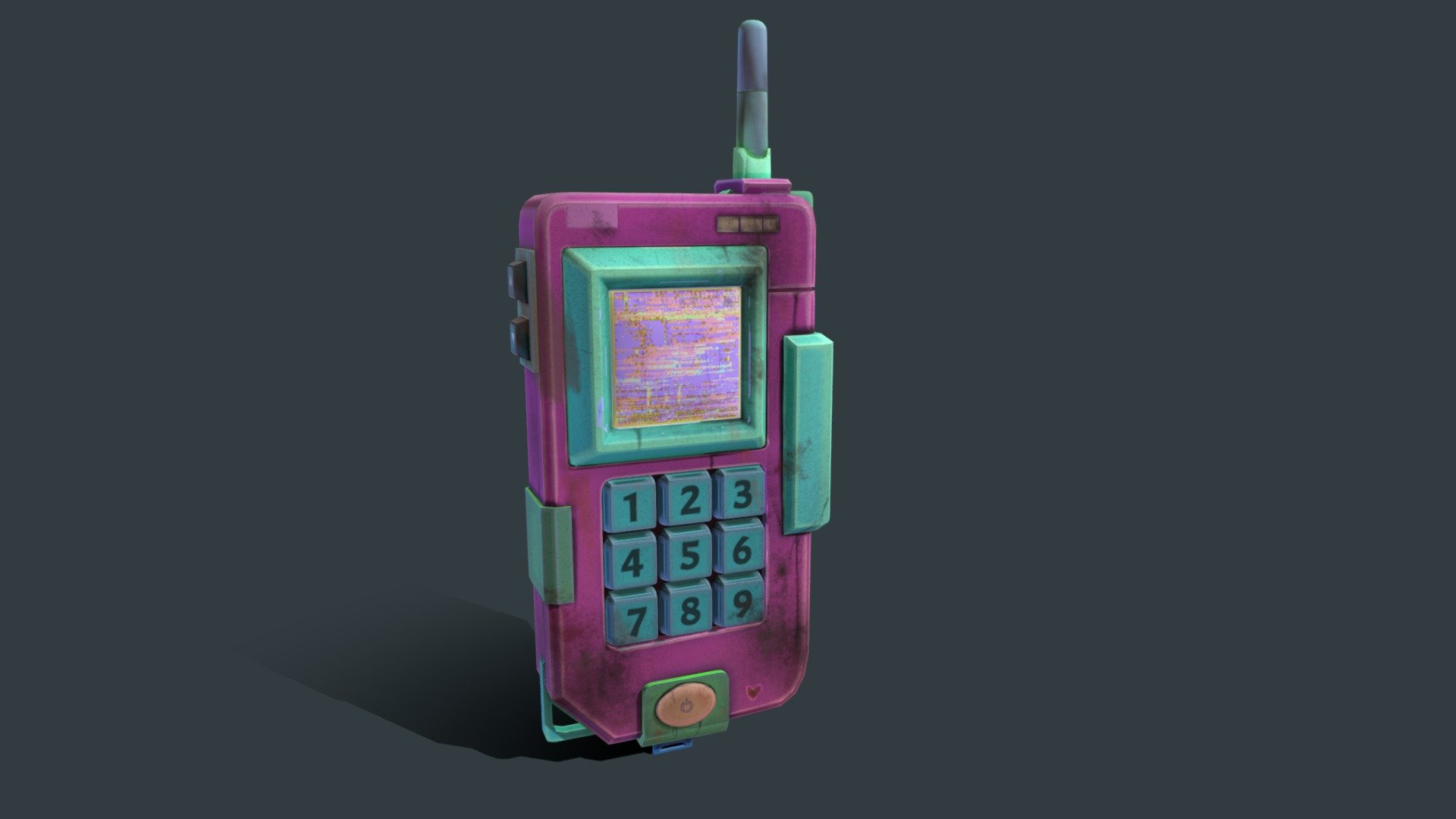 Stylized Phone - 3D model by Laureen (@Bingibingurt) [e9045b9] - Sketchfab