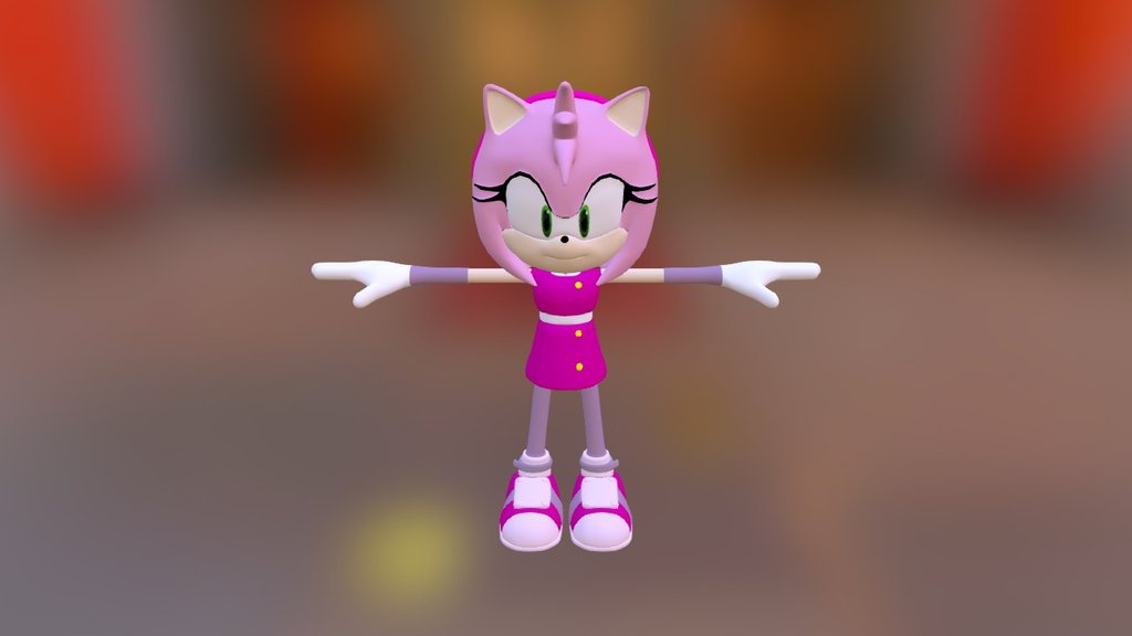 Amy (Boom) Model - 3D model by zeldarkness [e9064bc] - Sketchfab