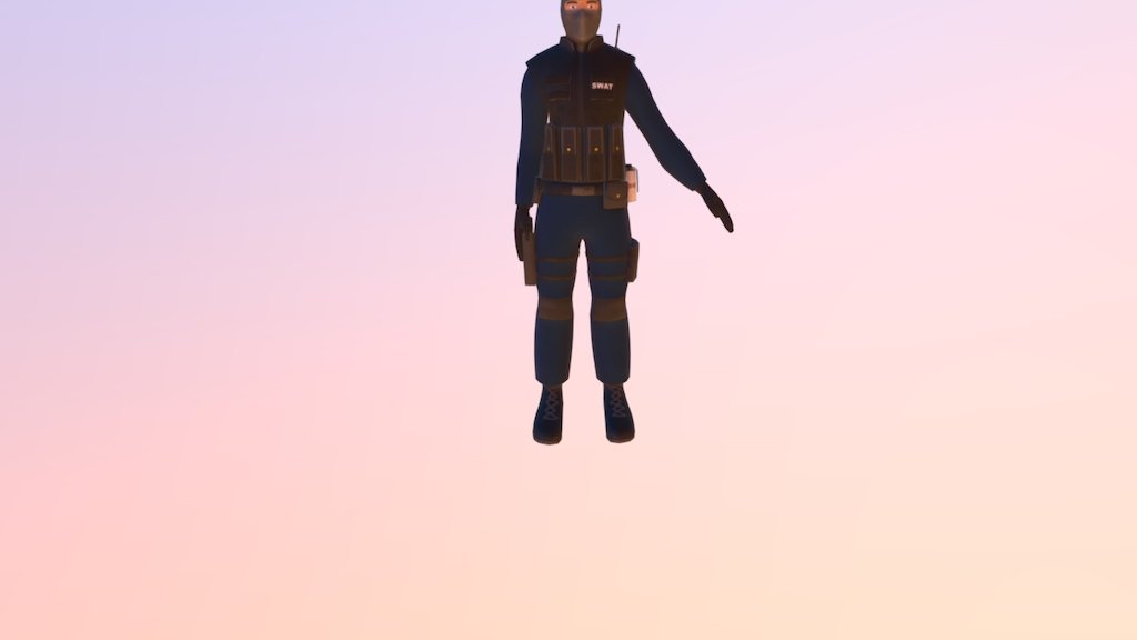 SWAT Guy Animated - 3D model by dem01046107 [e9073dc] - Sketchfab