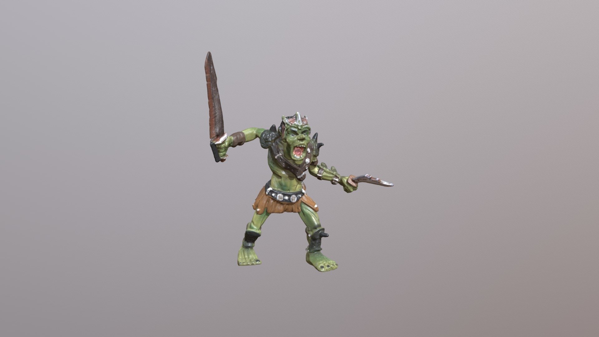 Goblin With Sword And Dagger - Download Free 3D model by campkb ...