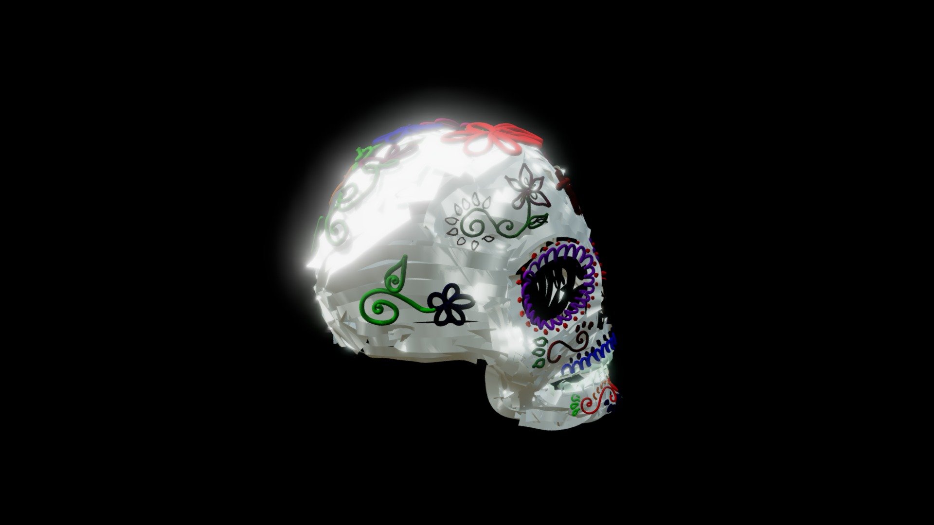 sugar skull - Download Free 3D model by cynthiacabello [e909293 ...