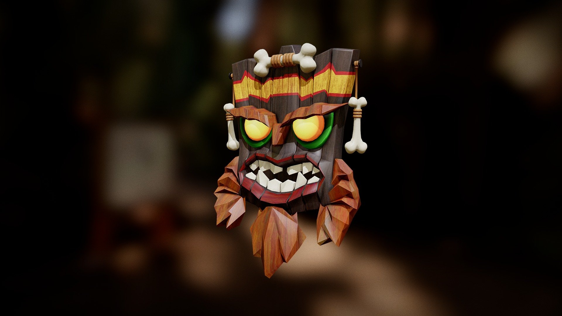 Uka Uka Mask - 3D model by Marco (@mhoefman) [e90bfb9] - Sketchfab