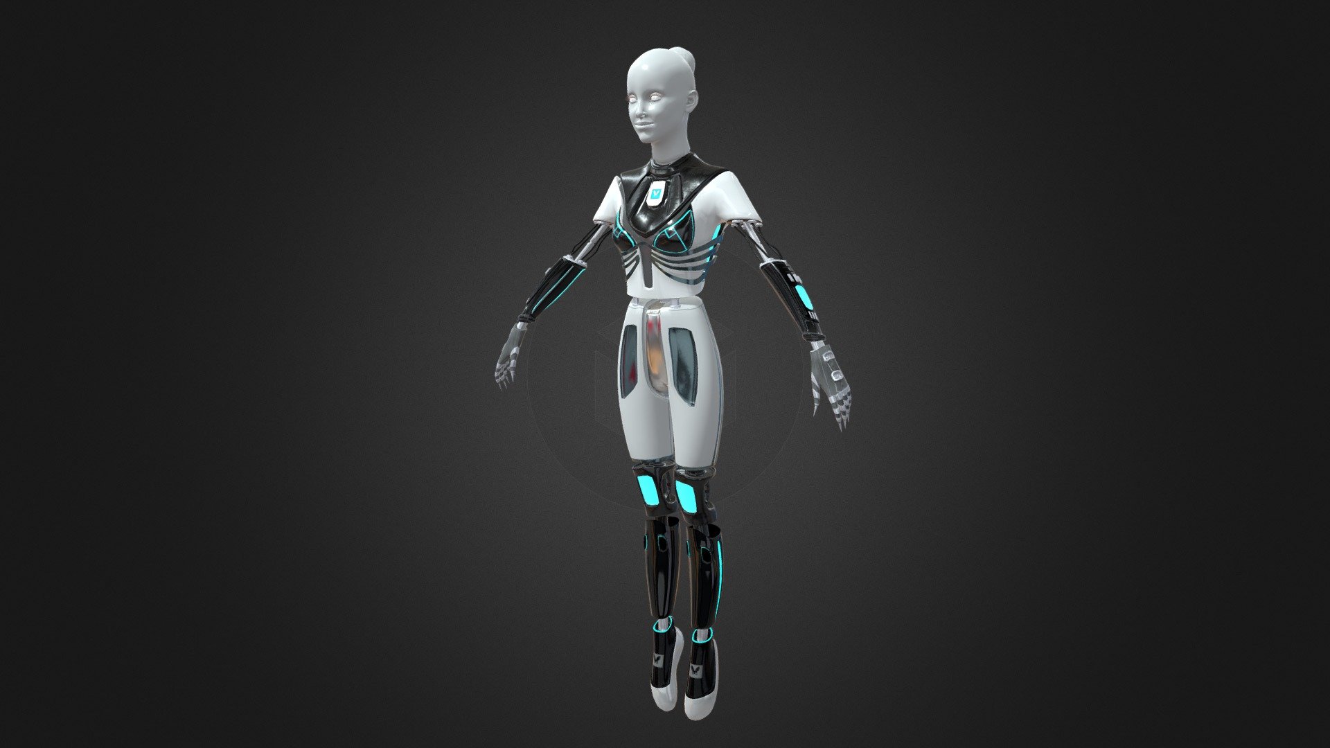 Female Bot - 3D model by Marie-Pier Bouffard (@marie_pier_bouffard ...