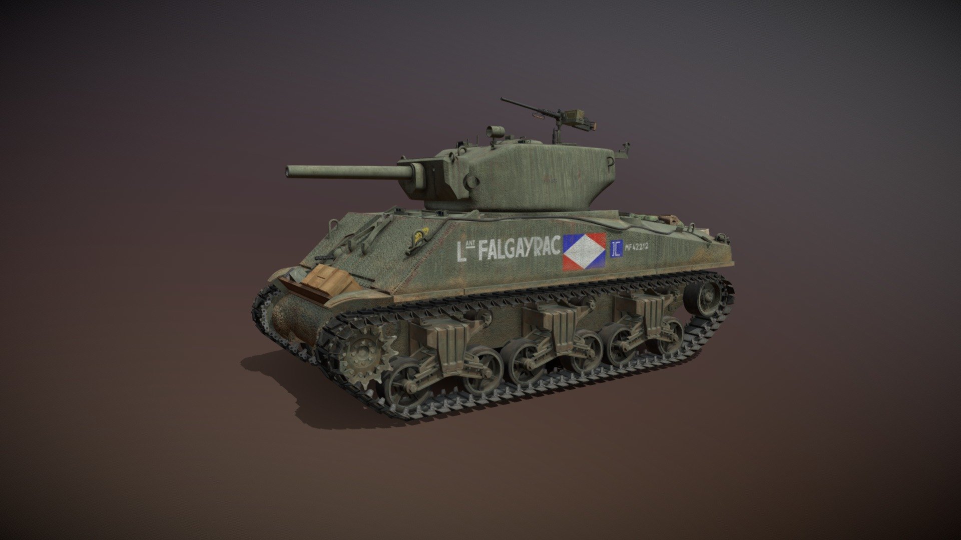 M4A3E2 - Sherman Jumbo - Lt Falgayrac - Buy Royalty Free 3D model by Panaristi [e90ec93 ...