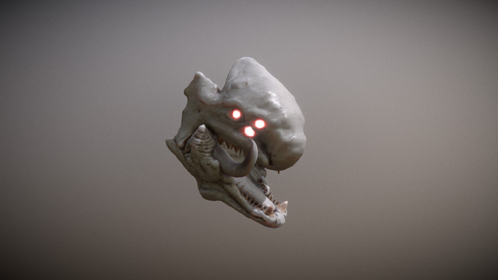 Monster head - 3D model by hawkeyebit [e90fbd5] - Sketchfab