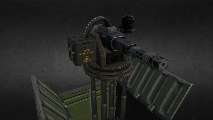 Auto-turret 3D models - Sketchfab