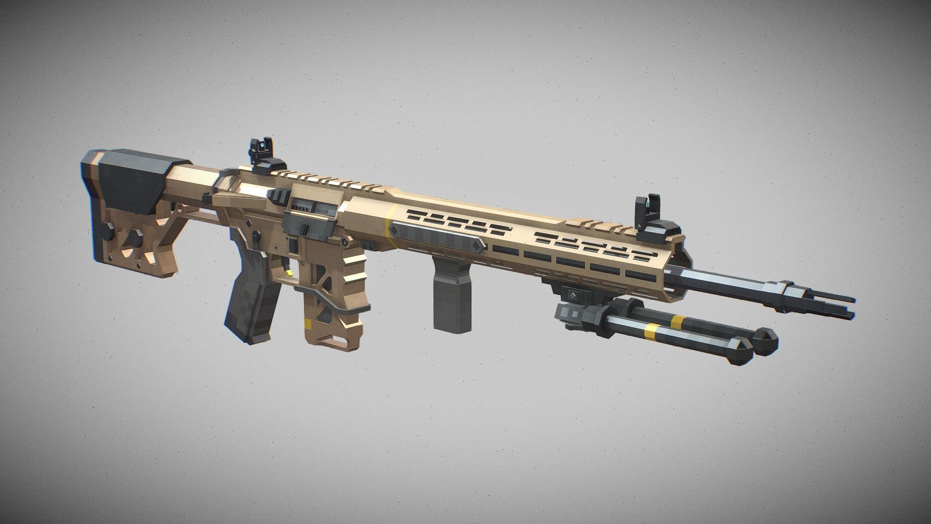 SPR-15 Sagittarius 5.56 DMR - 3D model by NekoCrane [e911630] - Sketchfab