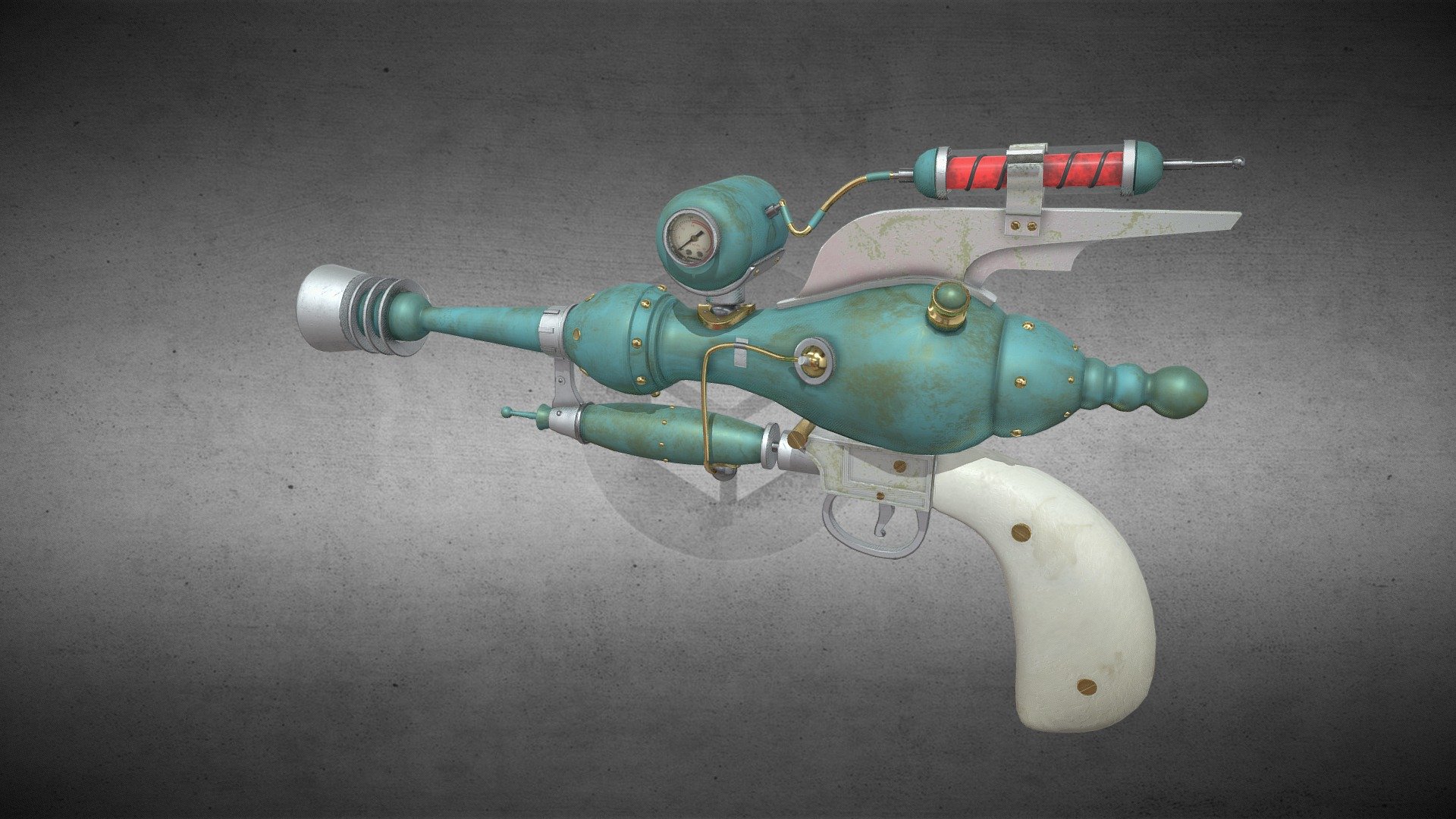 Retro lazer gun - Download Free 3D model by dashkilya [e911846] - Sketchfab