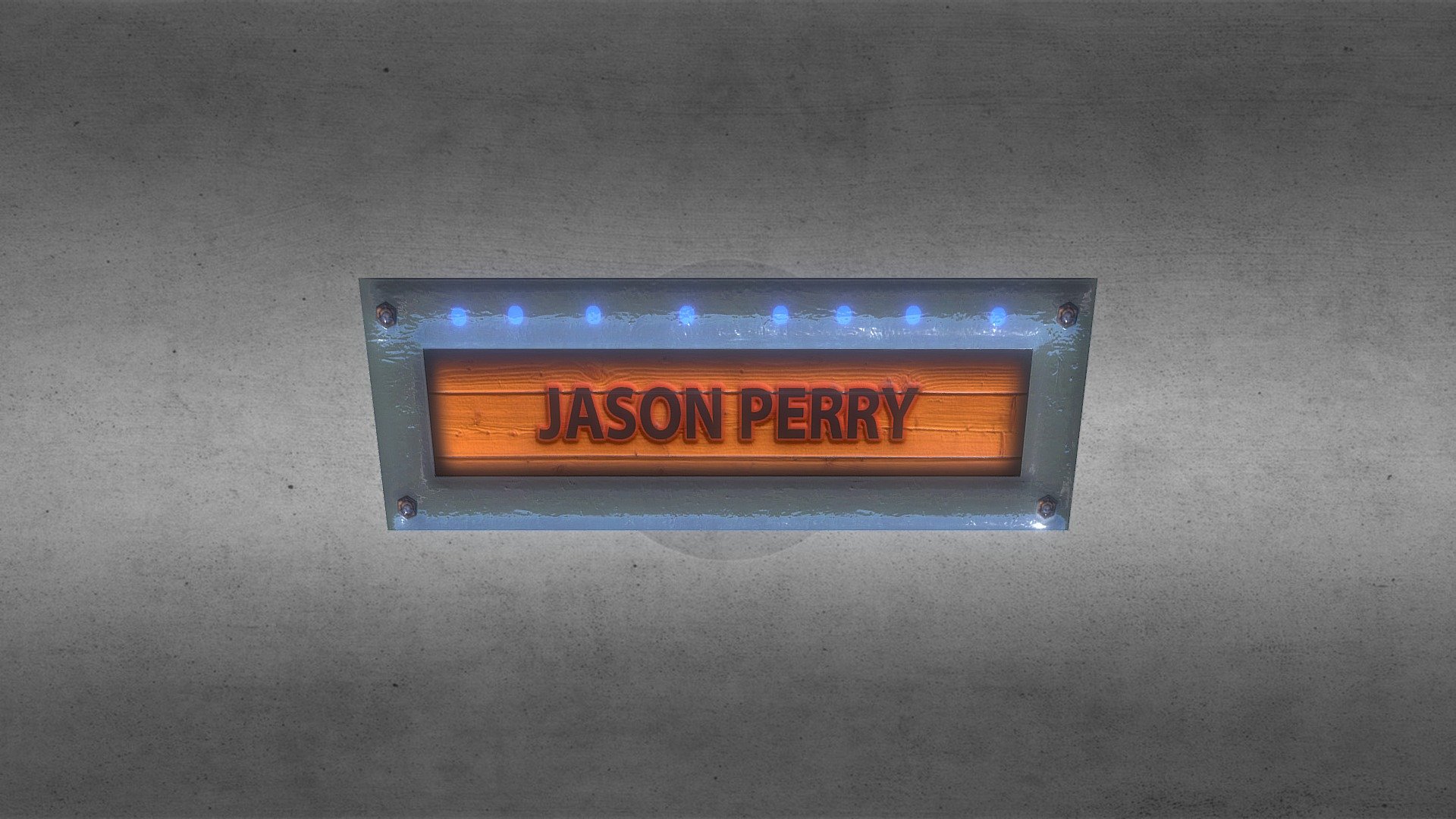 NamePlate - 3D model by infsorcerer [e91249e] - Sketchfab