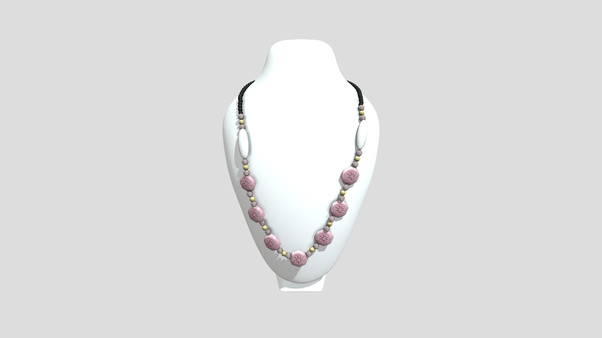 RANTAI SERAMIK PINK KISH - Download Free 3D model by eeelabvisual ...