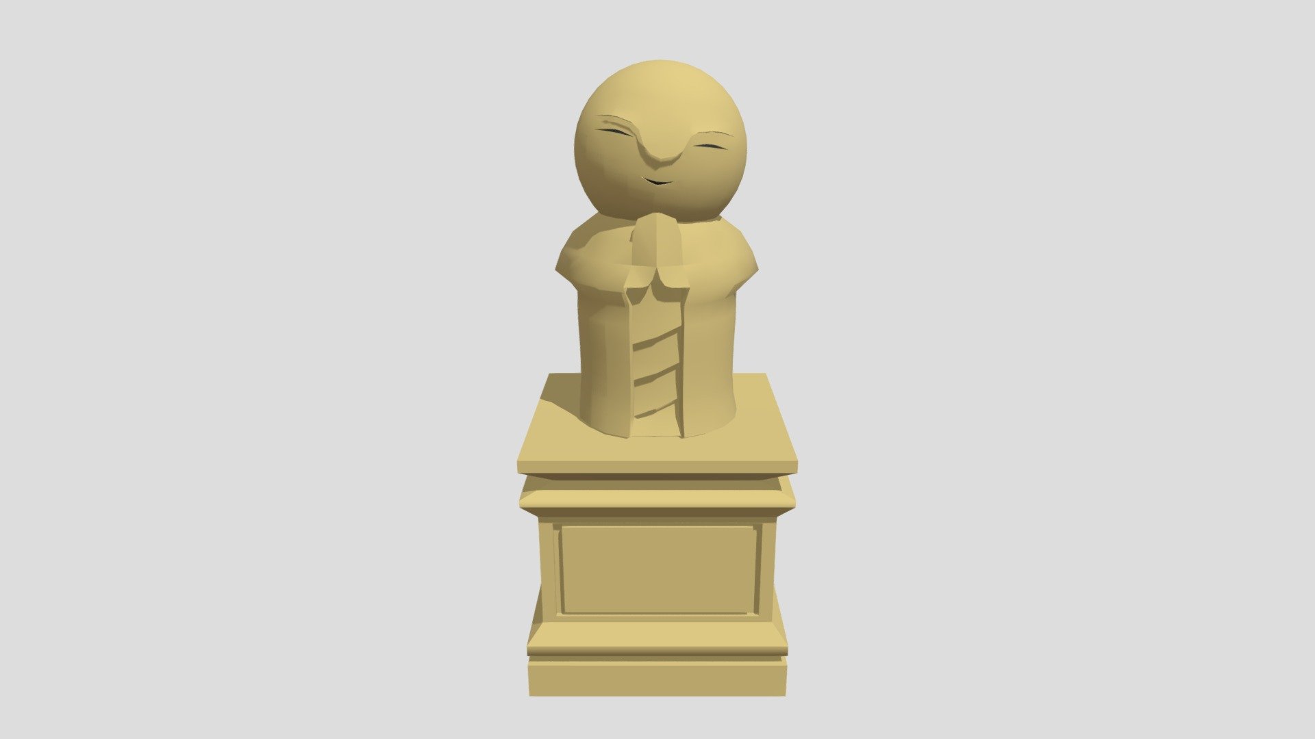 Monk - Download Free 3D model by Bruzell (@elin.bruzell) [e913d30 ...