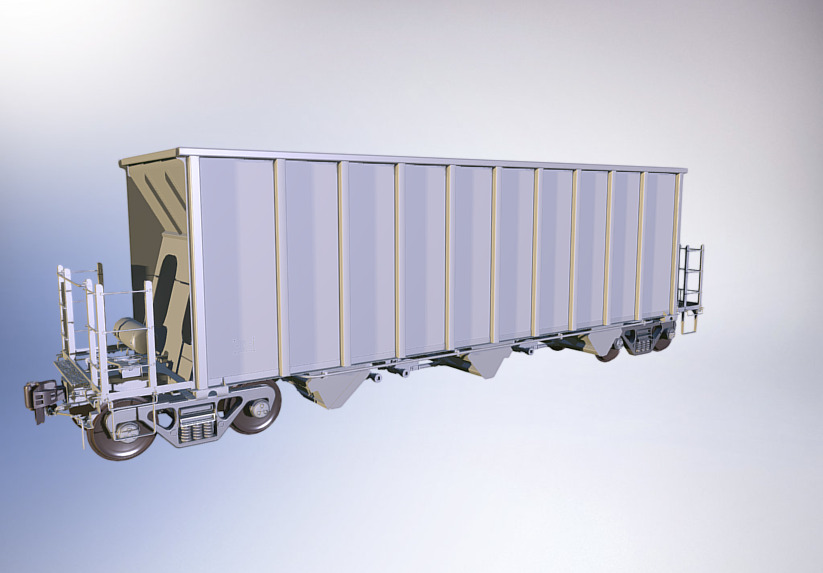 2430 CU FT Open Top Hopper - 3D model by springerstudios [e913dc4 ...