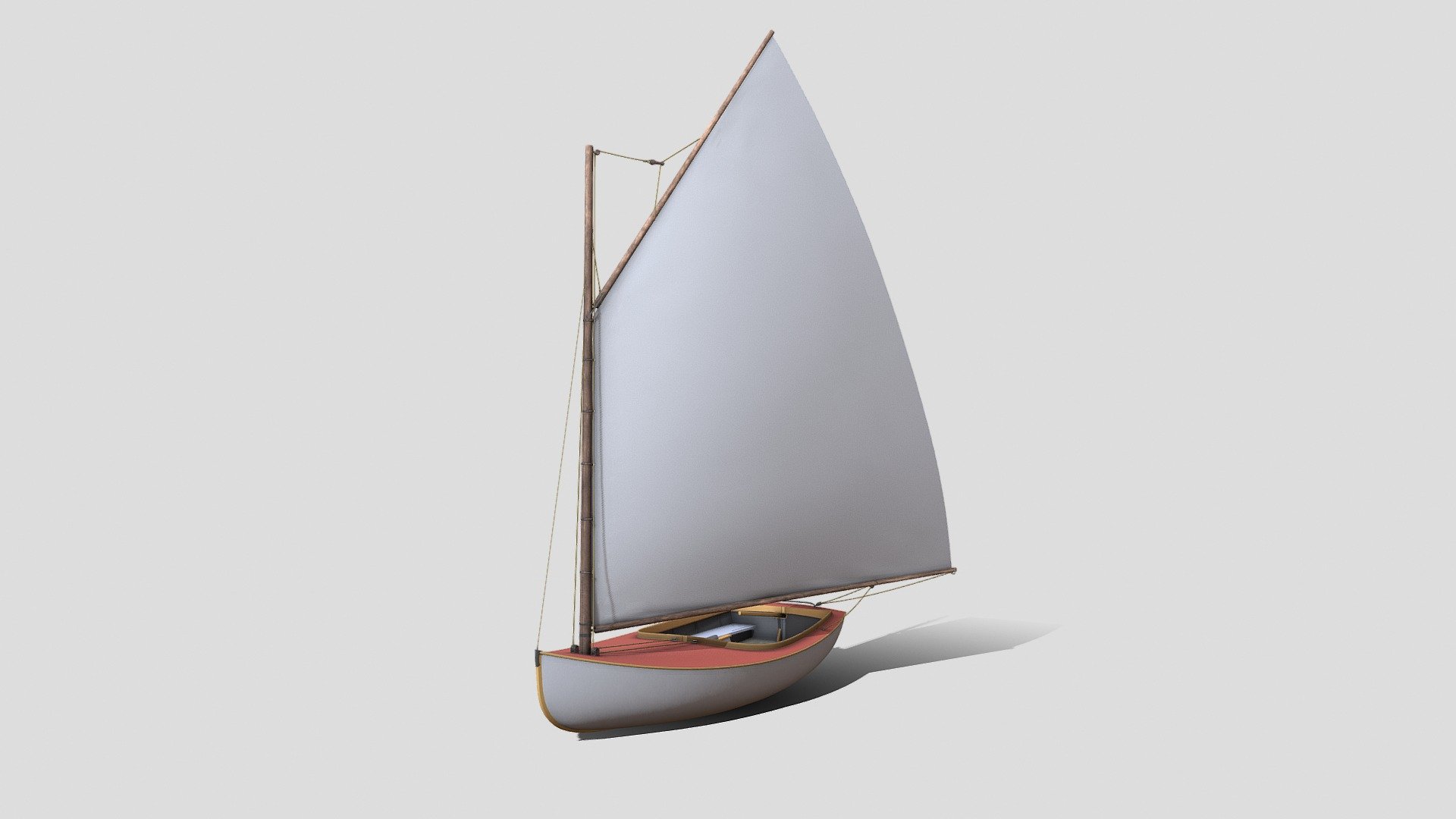Sailboat - Buy Royalty Free 3D model by Pbr_Studio (@pbr.game.ready ...