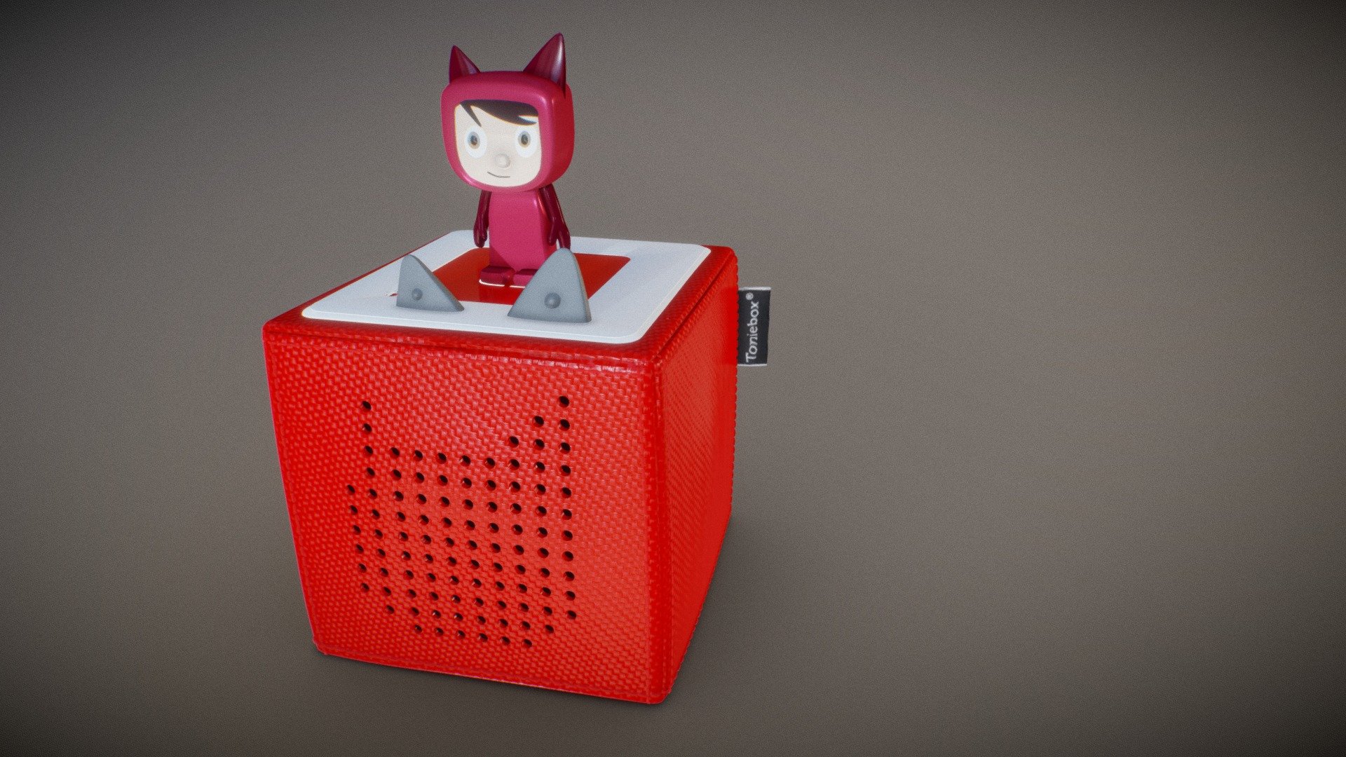 Tonies Box Red - 3D model by whywalk [e91630f] - Sketchfab