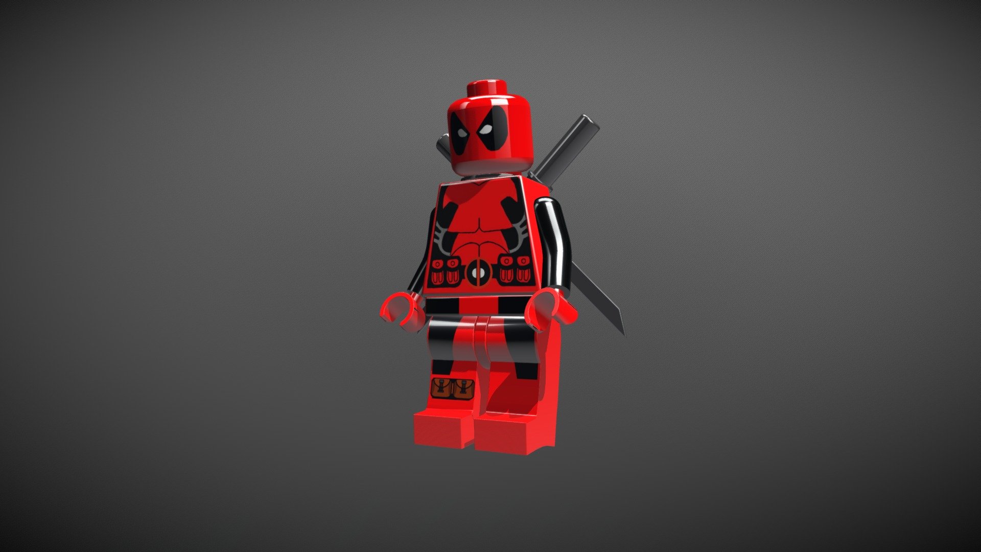 deadpool lego - 3D model by Alex2002 [e916abd] - Sketchfab