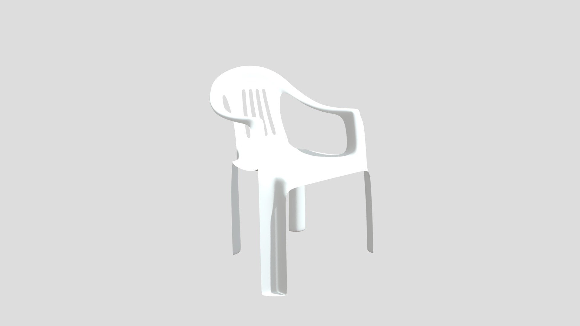 Plastic Chair - Download Free 3D model by sandeep7 [e91abac] - Sketchfab