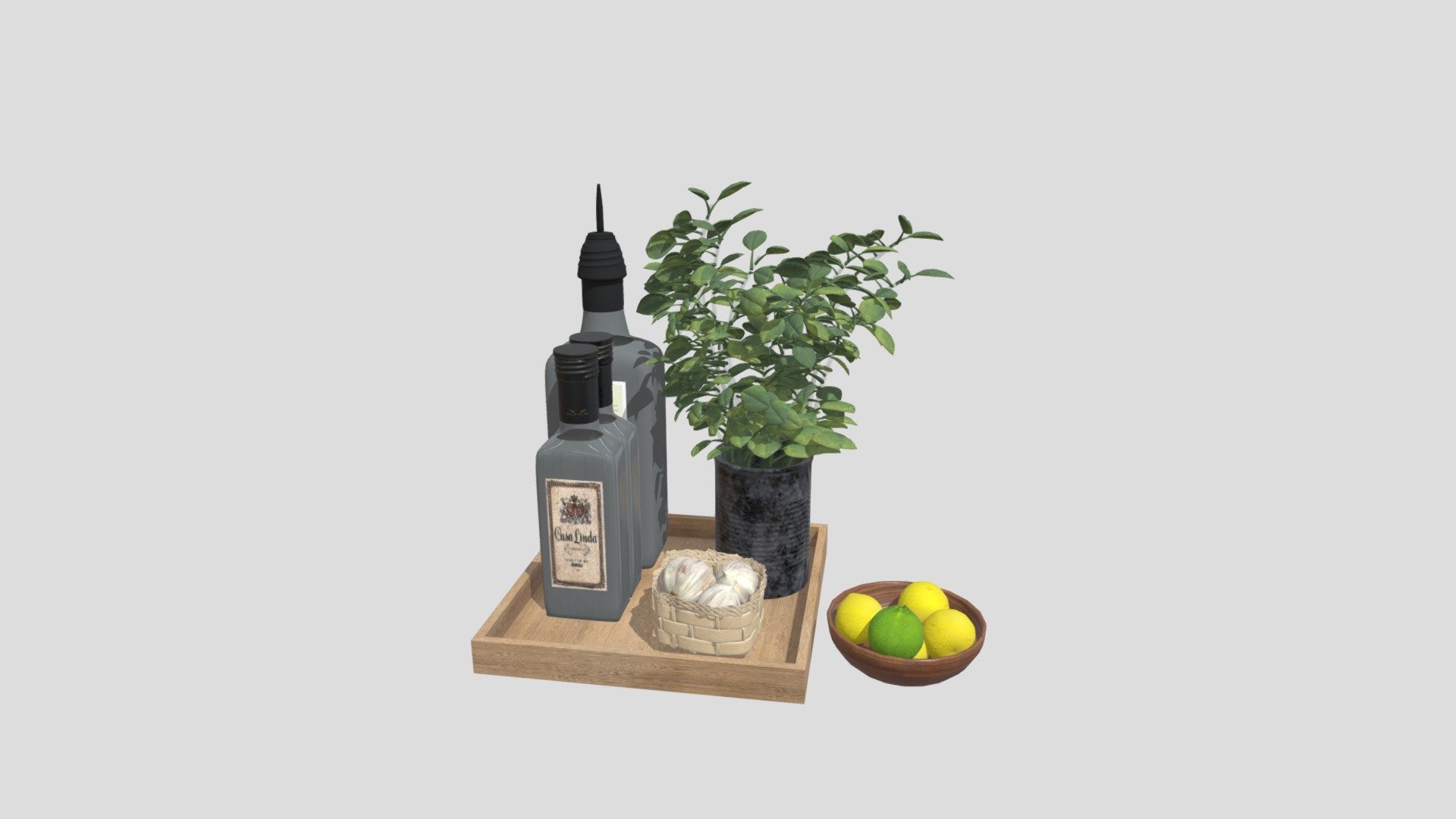 kitchen props 18 AM231 Archmodel - Buy Royalty Free 3D model by ...