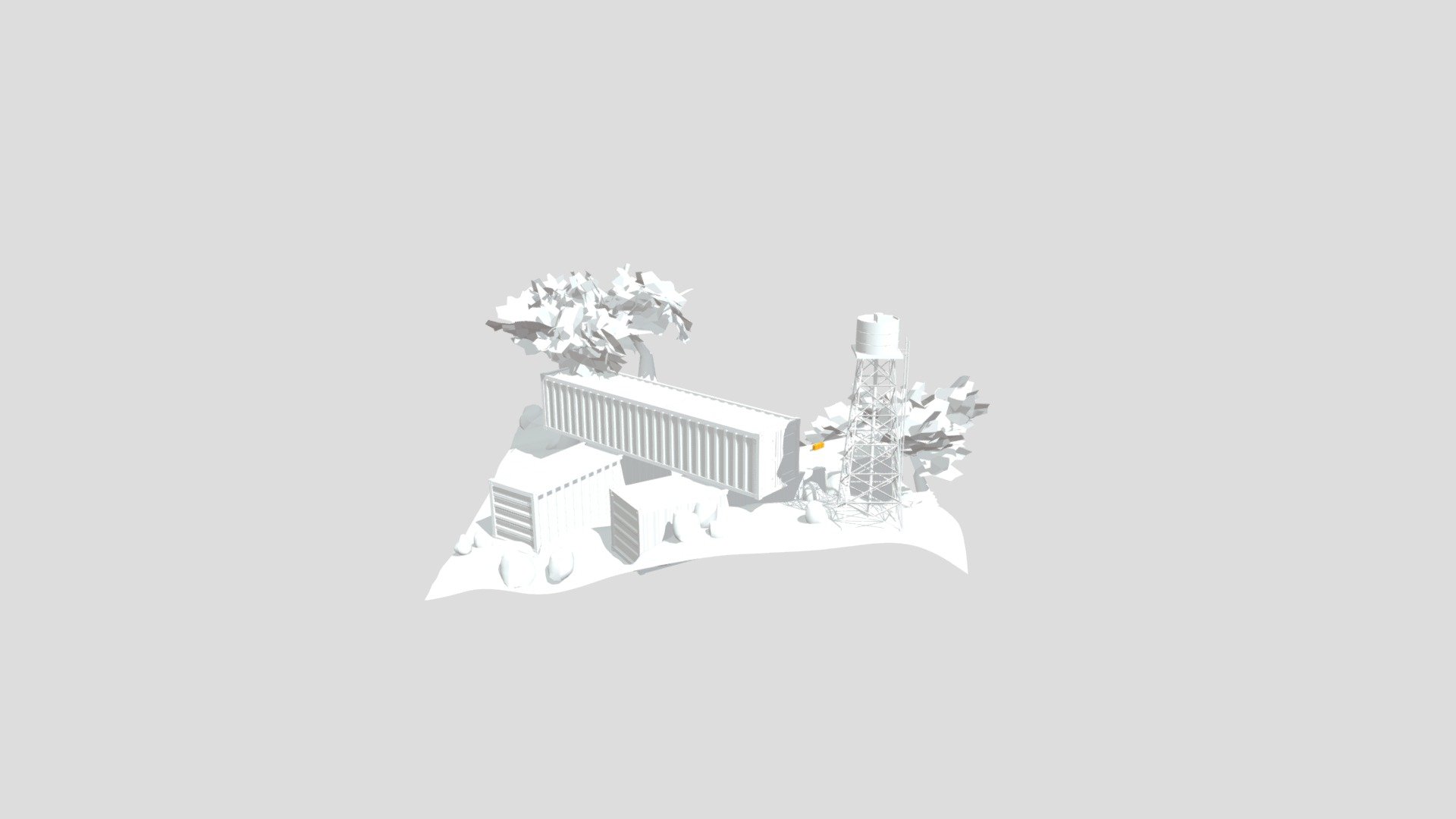 DAE Diorama - Forest Loner - Download Free 3D model by Nicolas Kombate (@N.Kom) [e91c25e ...